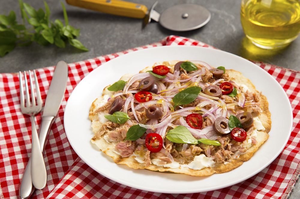Pizza crocante de atum – Wickbold